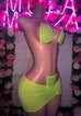 APHRODITE - Neon Green Skirt Set – Mula Mozza