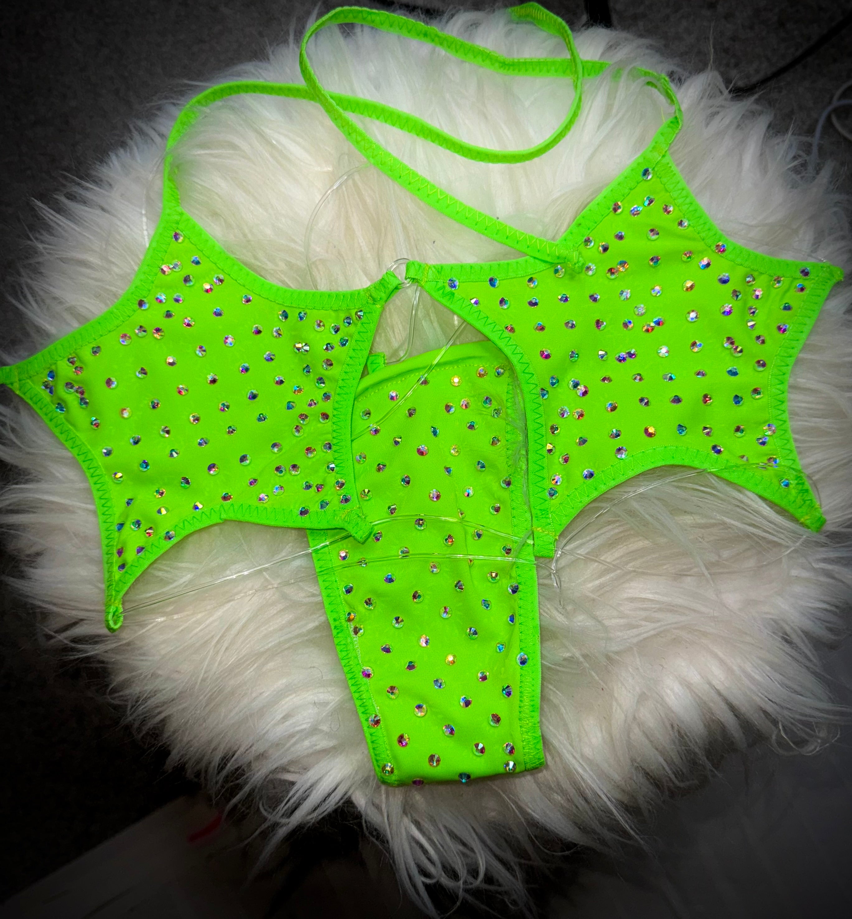 STARKINI - Neon Green Bikini – Mula Mozza